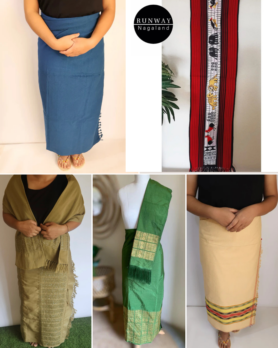 Mekhala and Naga Shawl – Traditional Nagaland Attire with Modern ...