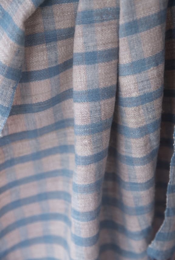 BLUE PLAID ERI SILK SHAWL – Runway Nagaland